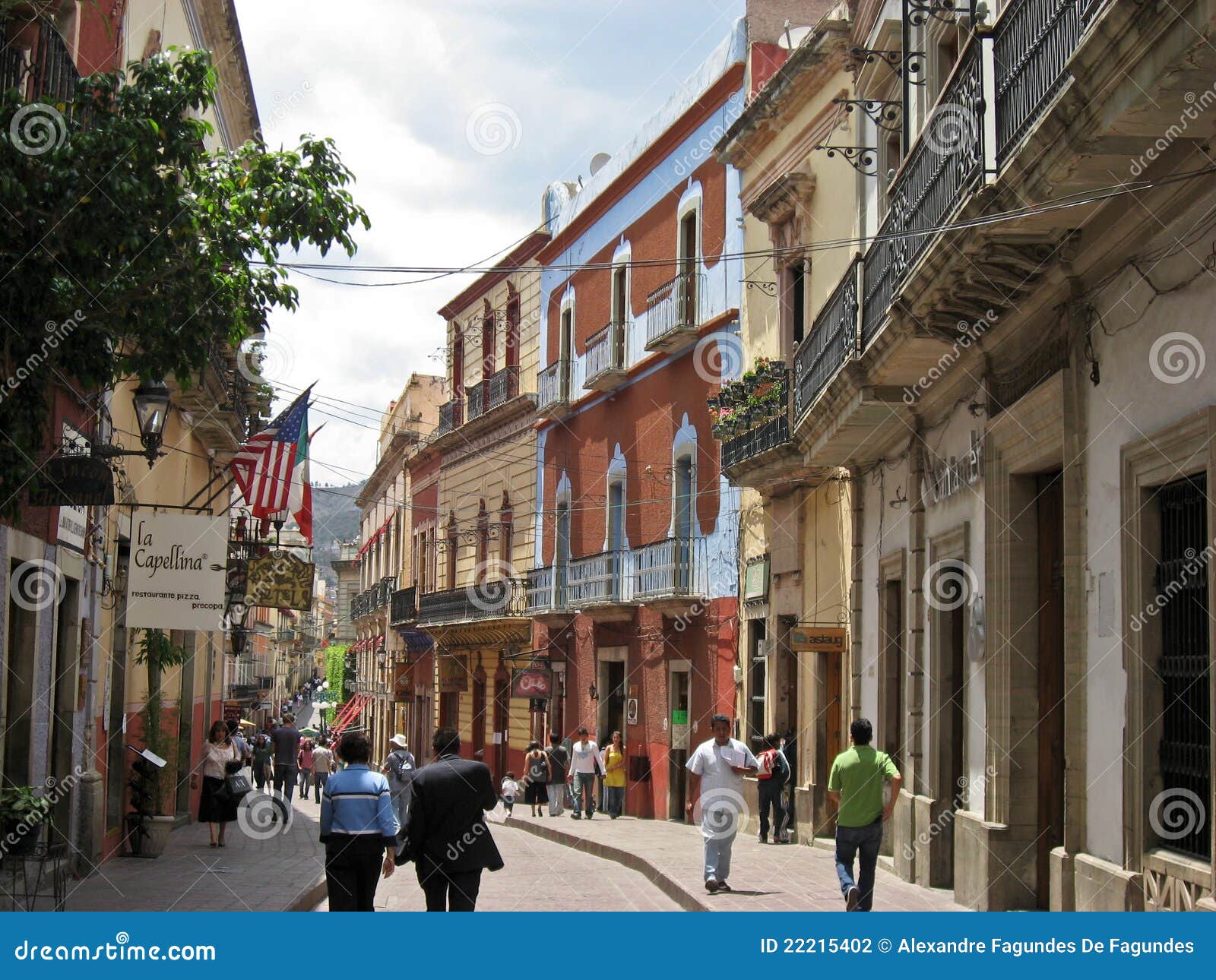 Guanajuato Typical Street Mexico Editorial Photography - Image of ...