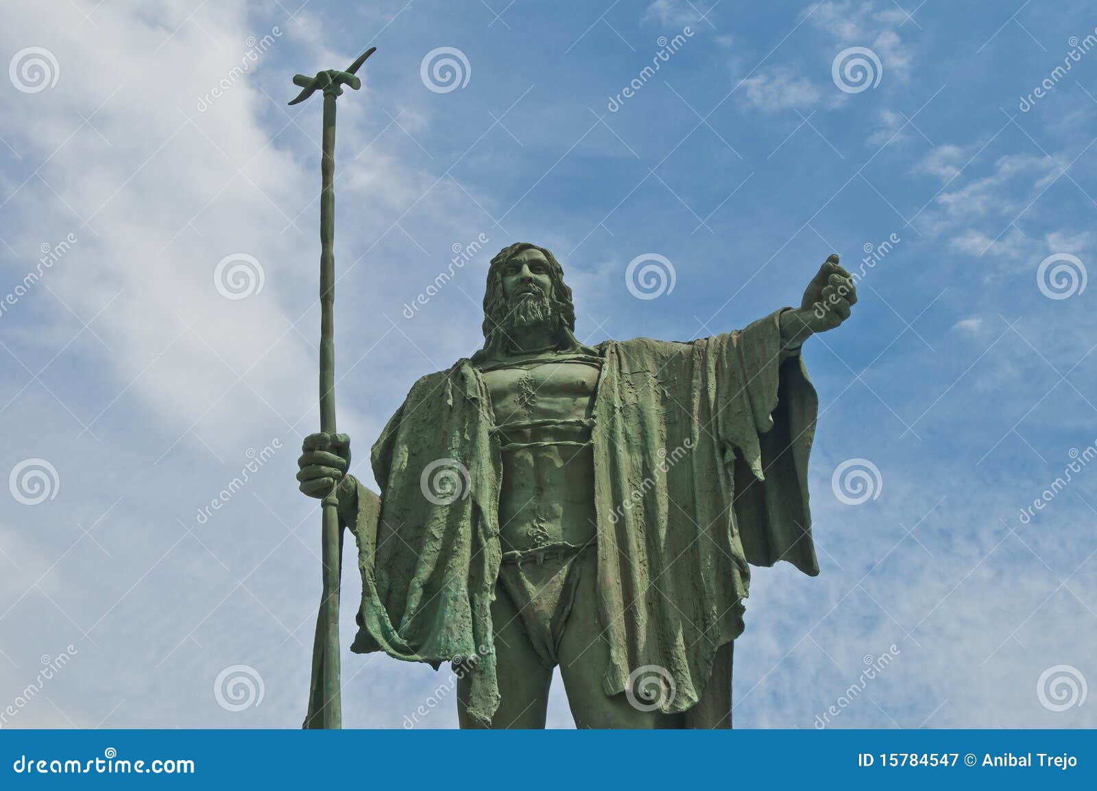 Guanches indians statues stock image. Image of aborigine - 15784547