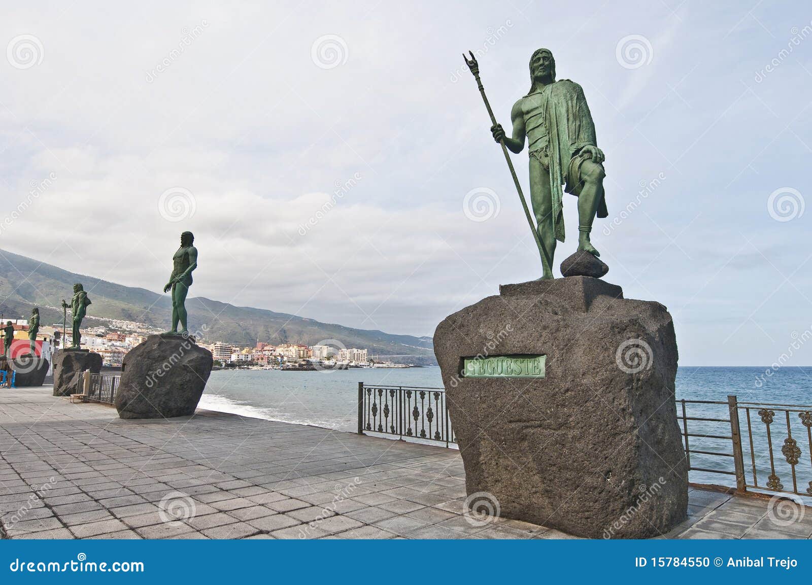 Guanches indians statues stock photo. Image of ancient - 15784550