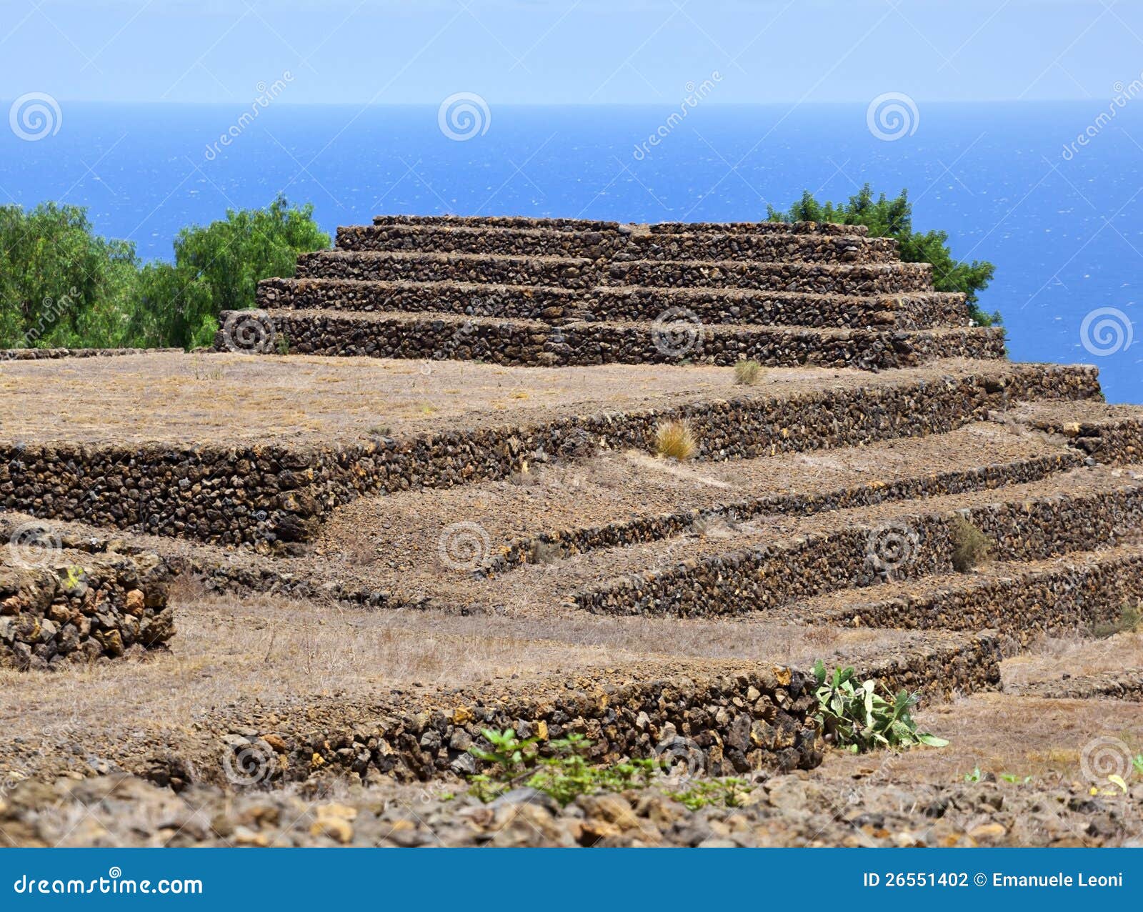 Guanches Step Pyramids De Guimar, Tenerife Stock Photo - Image of ...
