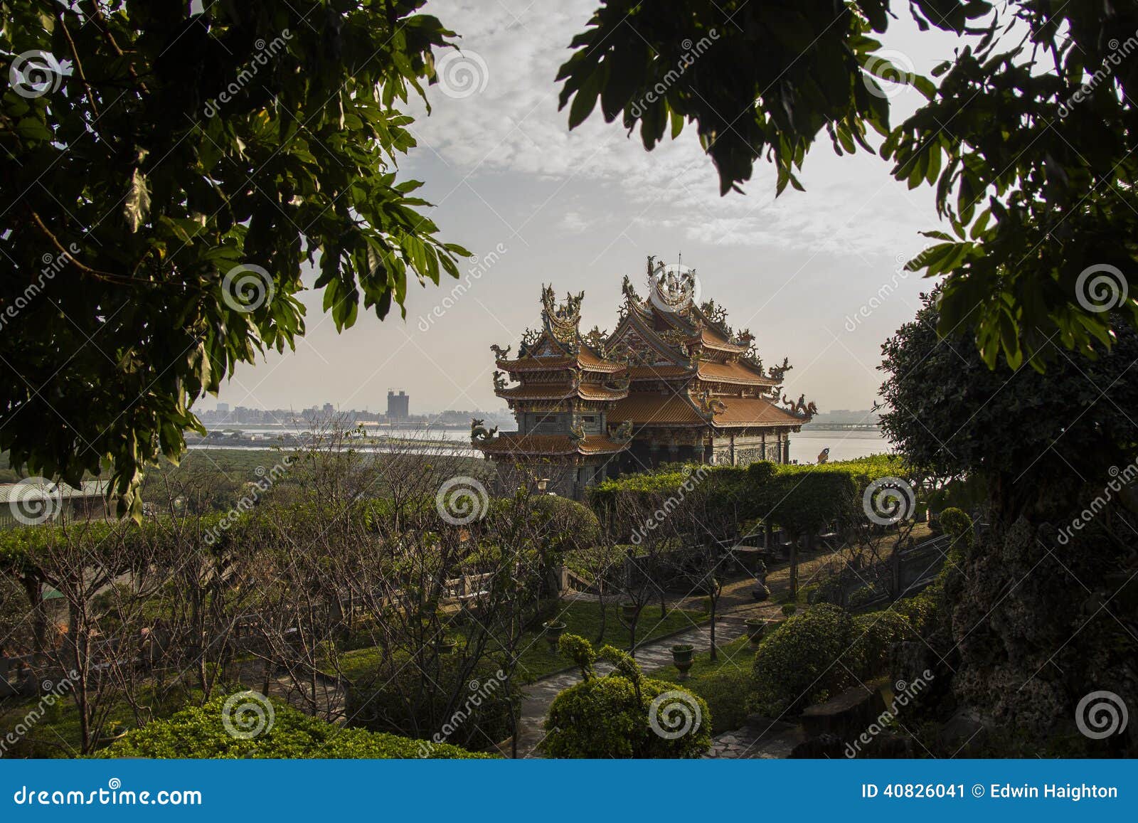 Guando temple, taiwan stock image. Image of taipei, temple - 40826041