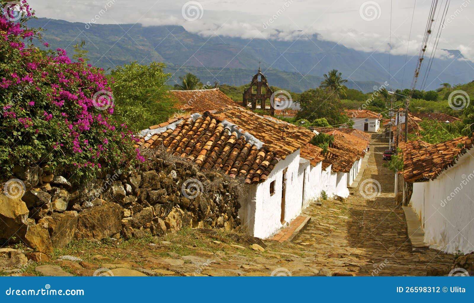 Guane, Colombie photo stock. Image du espagnol, montagnes - 26598312