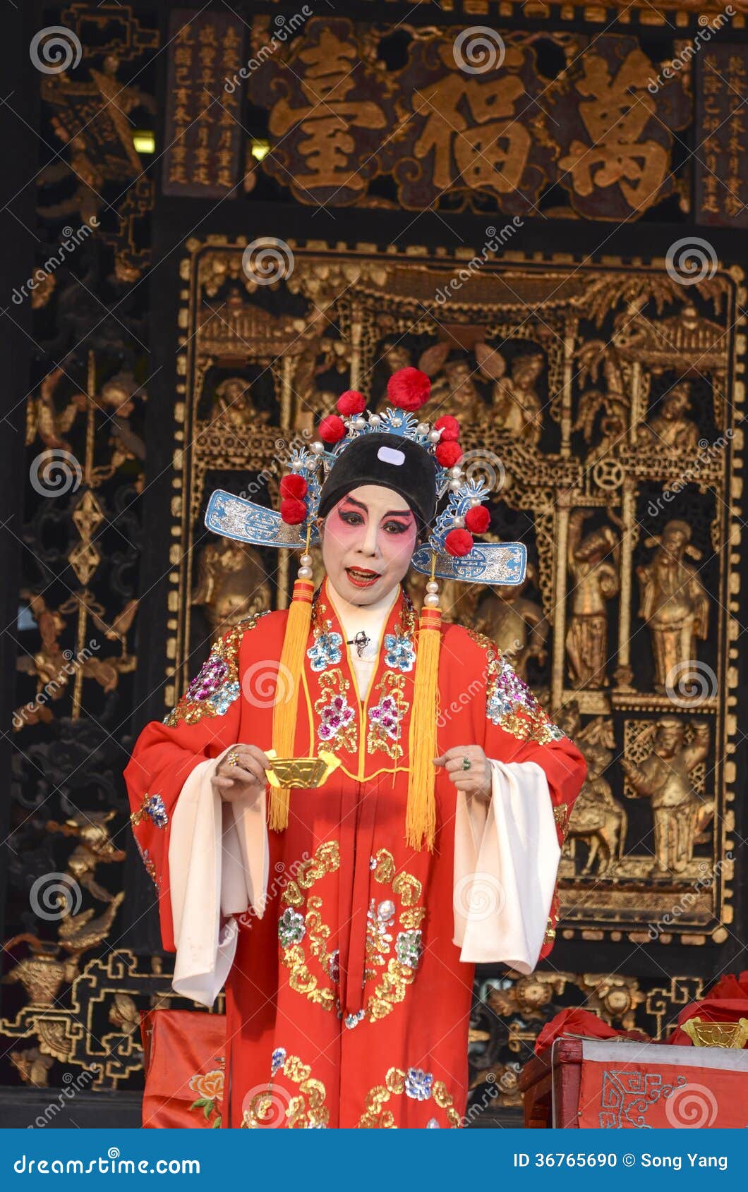 Guangdong opera editorial image. Image of passionate - 36765690