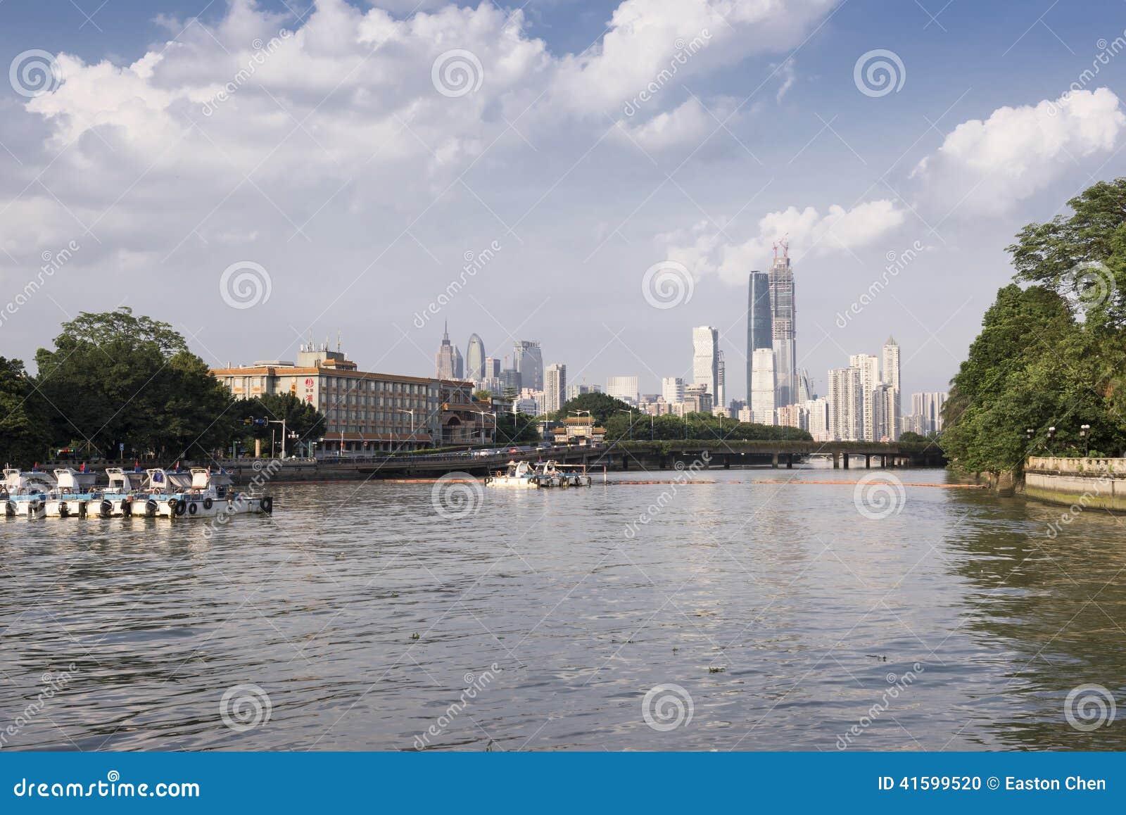Guangzhou city in China editorial image. Image of view - 41599520