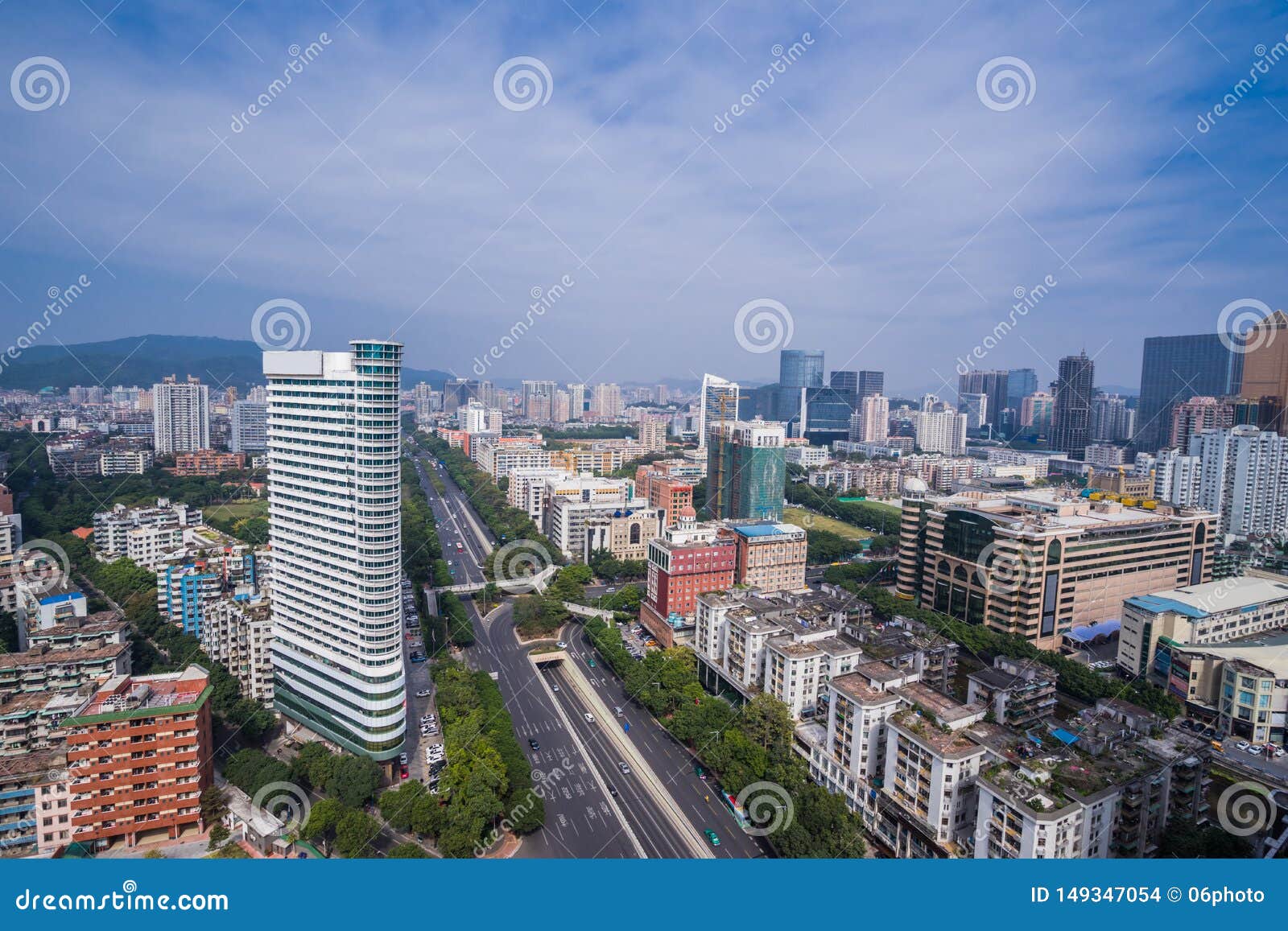 Guangzhou City View in China Stock Photo - Image of skyscraper, scene ...
