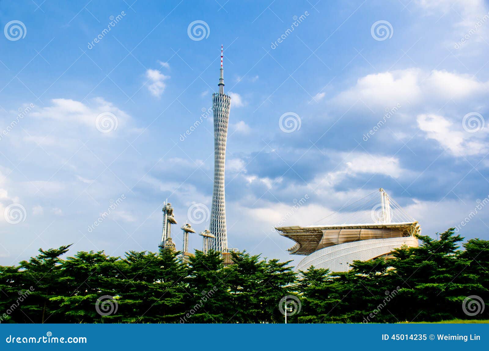 Guangzhou Tower editorial image. Image of asia, guangzhou - 45014235