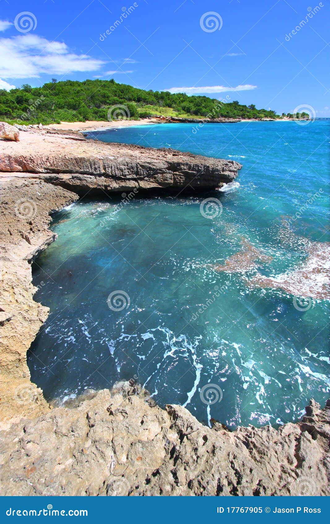 Guanica Reserve - Puerto Rico Stock Image - Image of boulder, caribbean ...