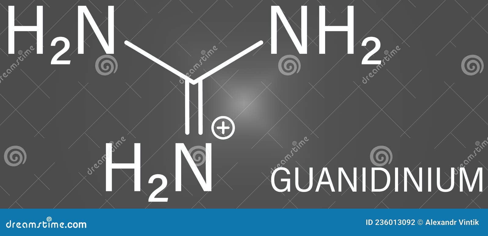 Guanidinium Cation Skeletal Formula. Protonated Form Of Guanidine ... Guanidinium Cation Skeletal Formula. Protonated Form Of Guanidine ...