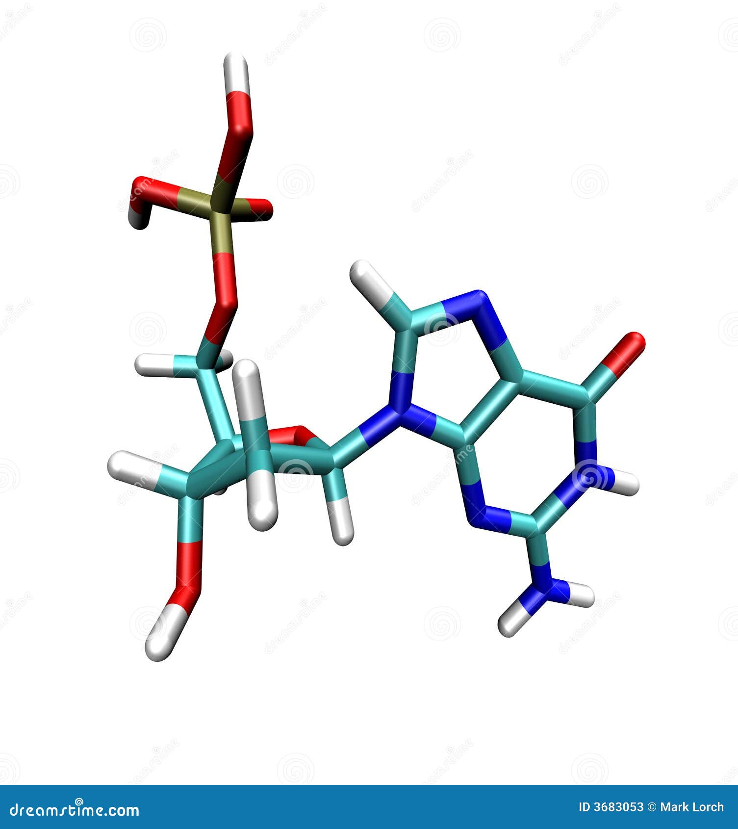 Guanine stock illustration. Illustration of genome, computer - 3683053