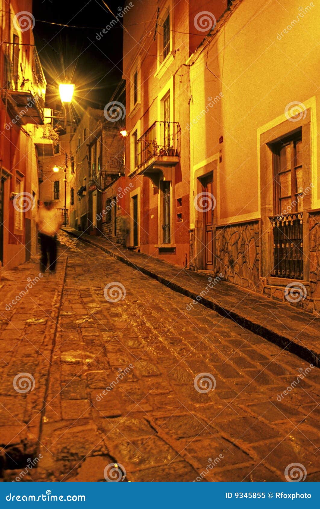 Guanjuato Mexique De Ruelle Image stock - Image du espagnol, capitale ...