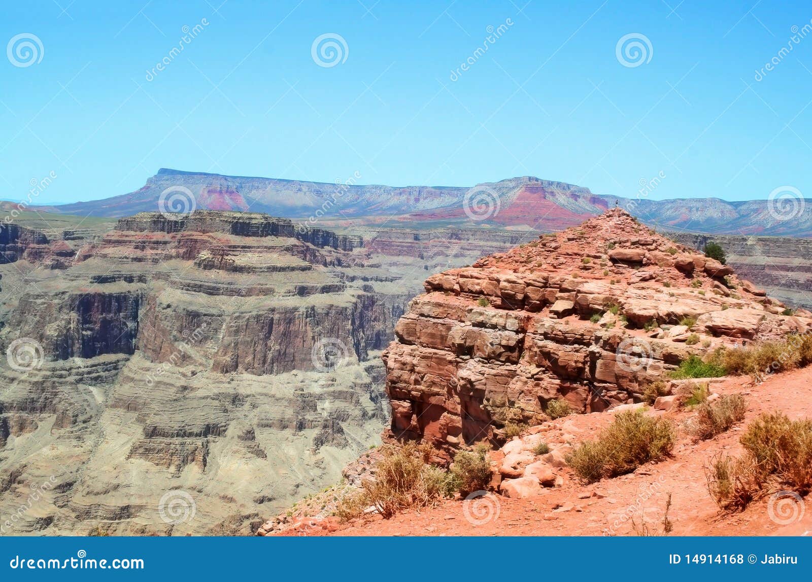 Guano Point West Rim Grand Canyon Stock Photo - Image of altitude ...