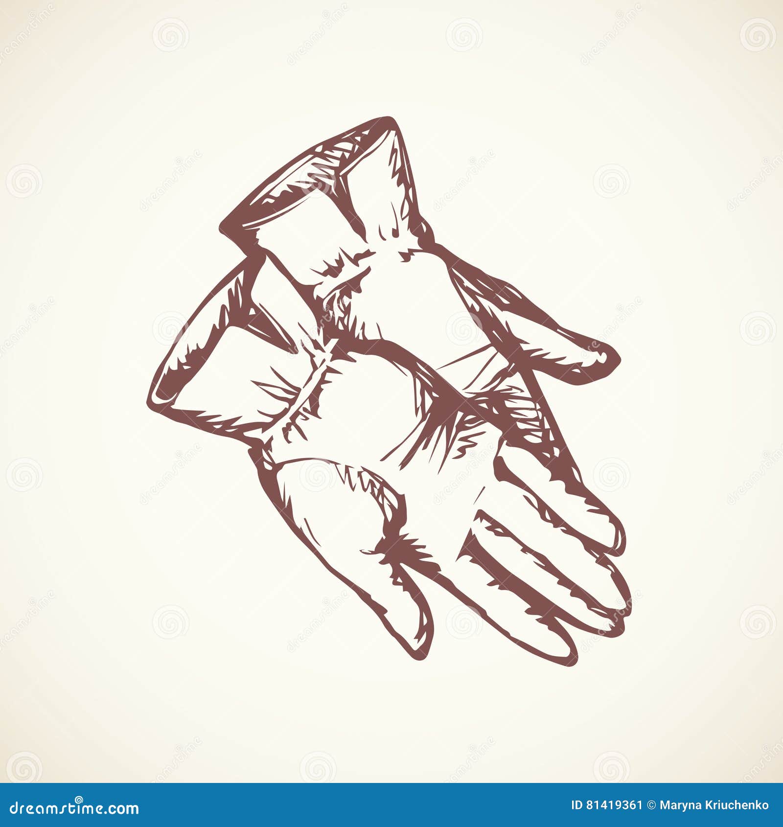 Guanti Illustrazione Di Vettore Illustrazione Vettoriale ...