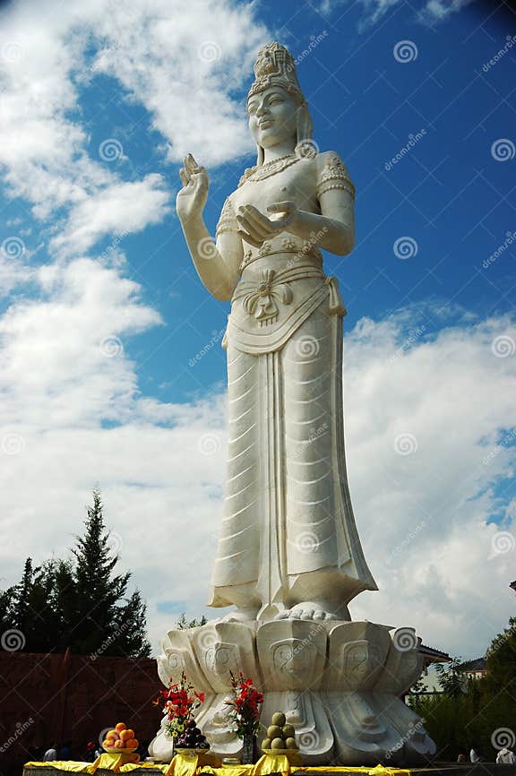 Guanyin buddha stock image. Image of buddhism, oriental - 13327609