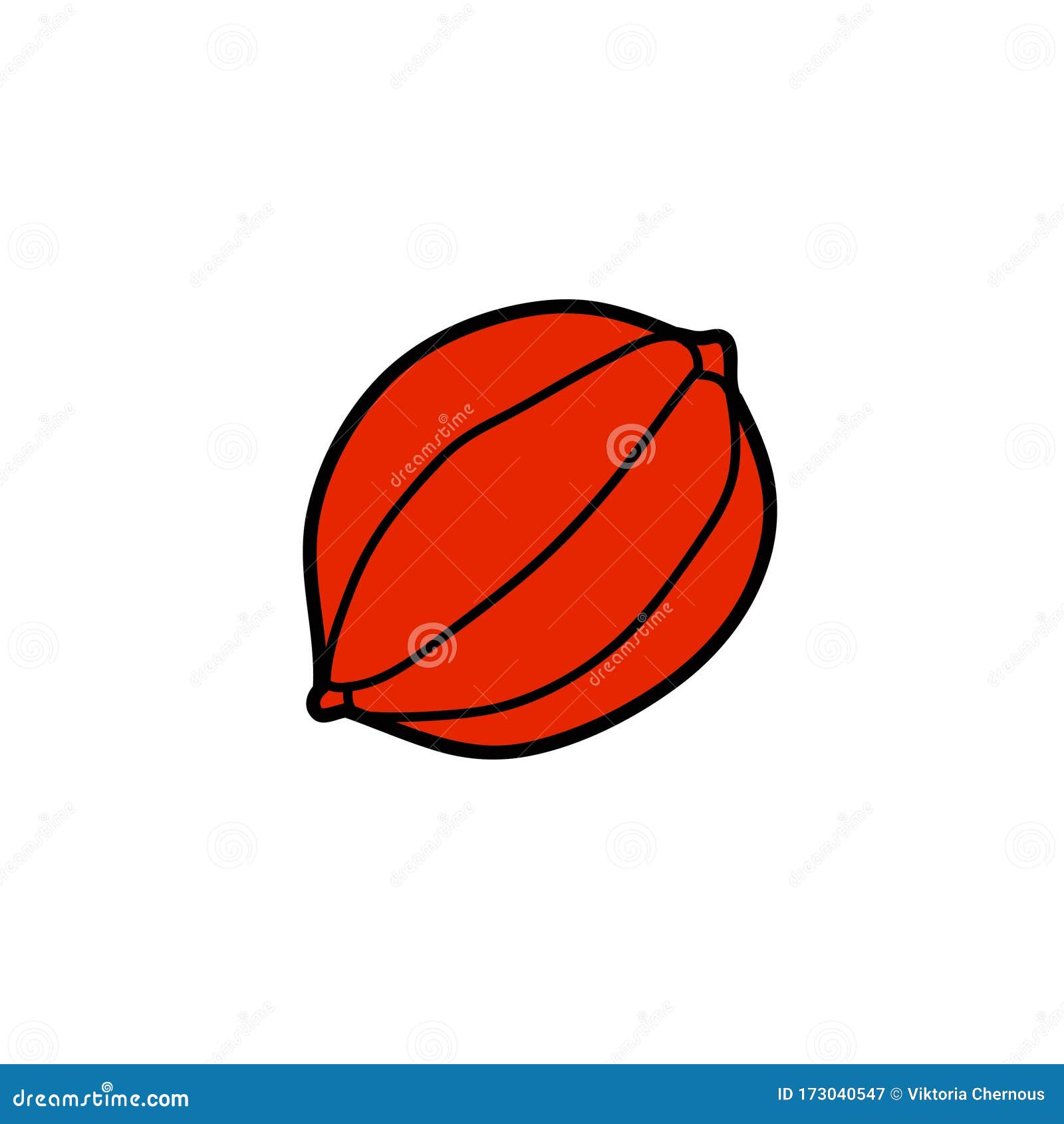 Guarana Doodle Icon, Vector Illustration Stock Illustration ...