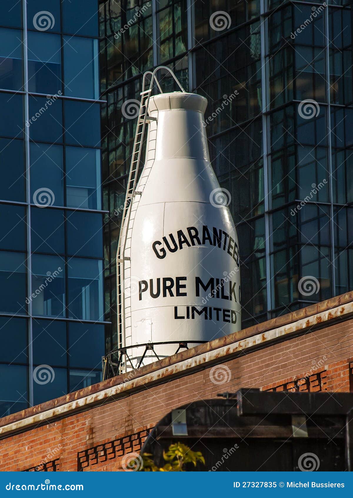 Guaranted Pure milk editorial image. Image of dairy, architectural ...