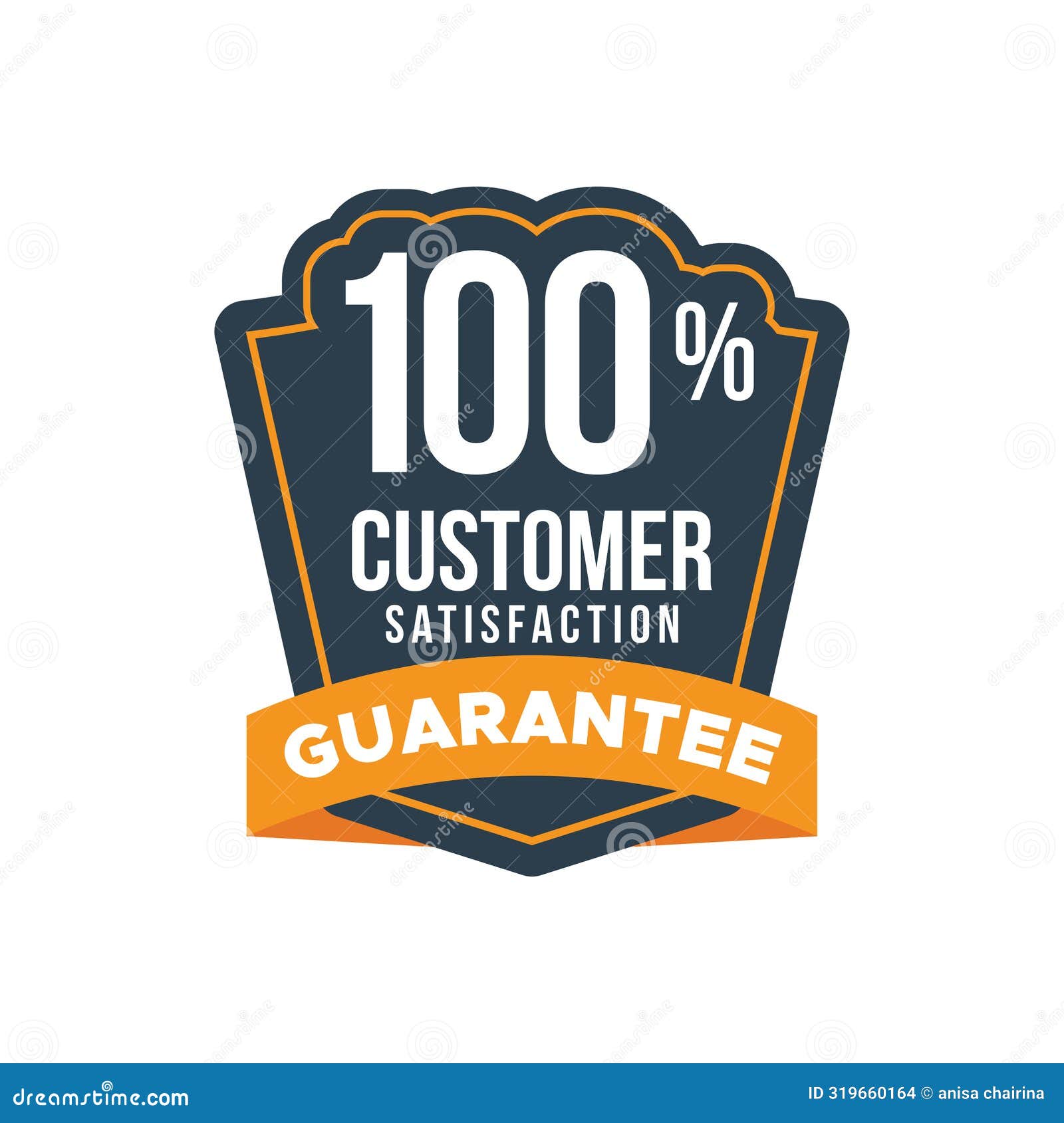 Guarantee Badge Vector Design Collection Stock Vector - Illustration of ...