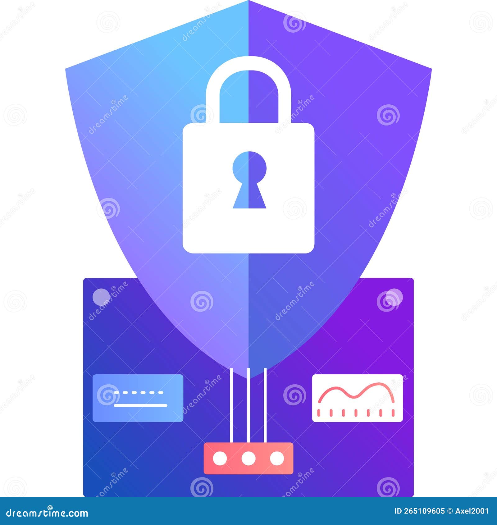Guarantee Icon Safe Shield Protect Data Vector Stock Vector ...