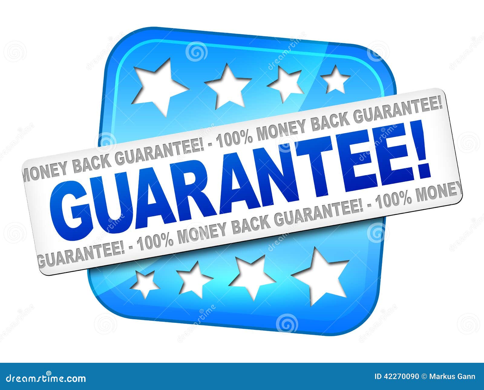 Guarantee stock illustration. Illustration of label, icon - 42270090