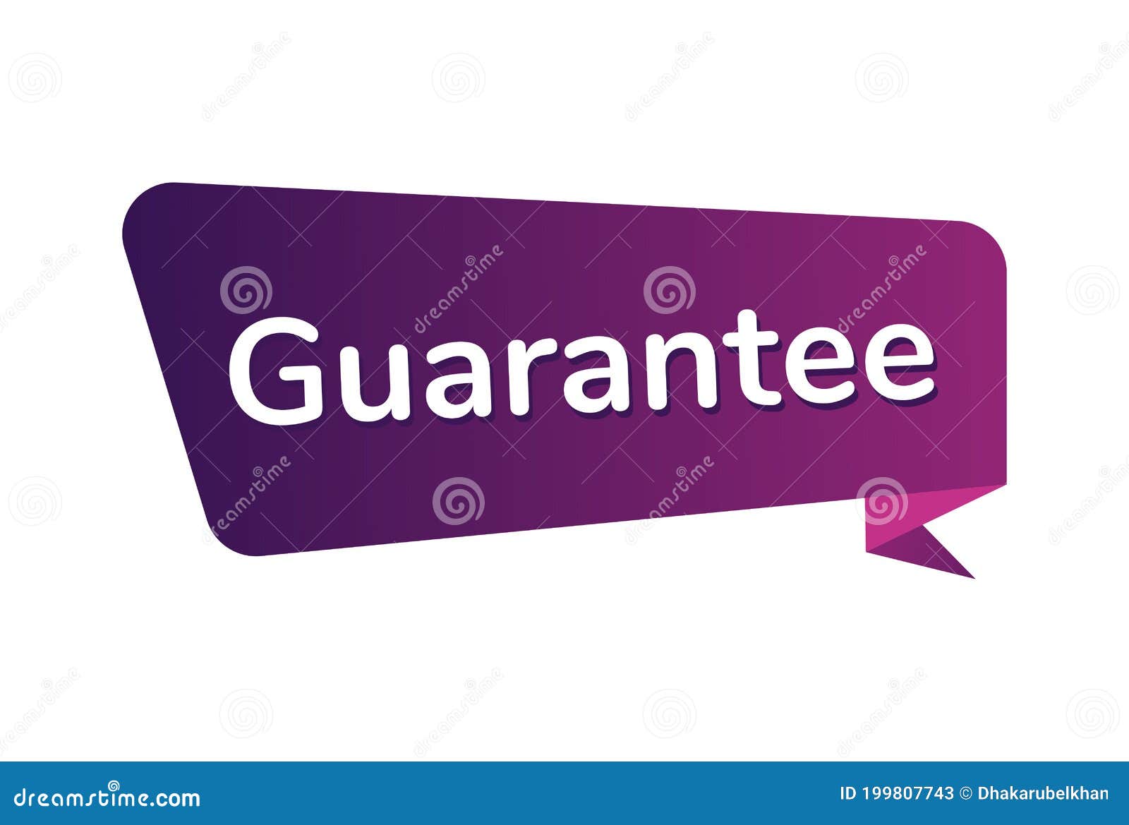 Guarantee Image Vector, Guarantee Banner Design Stock Vector ...