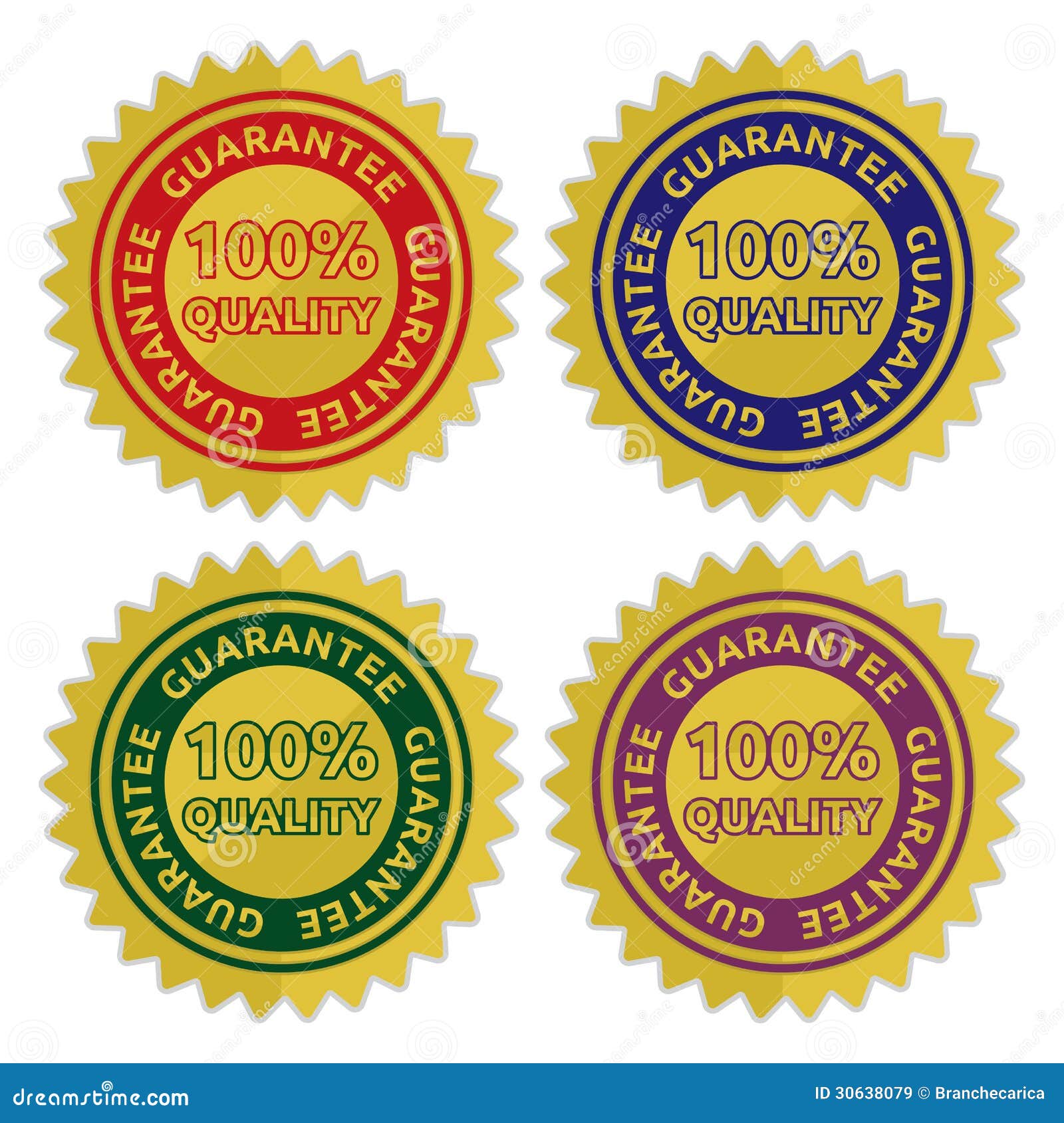 Guarantee label stock vector. Illustration of advertisement - 30638079