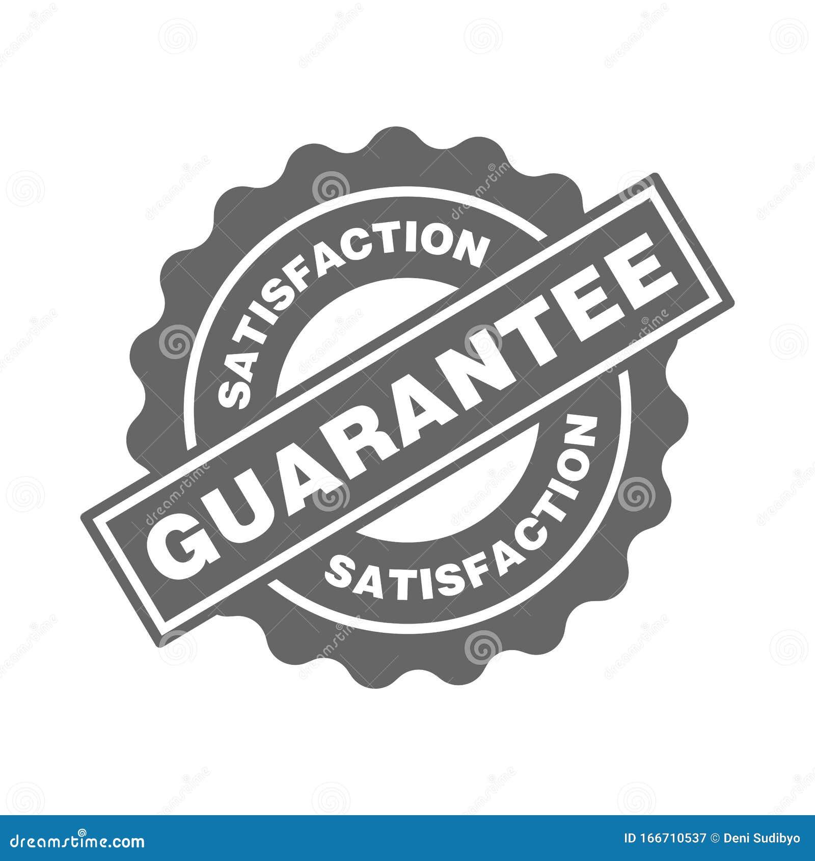 Guarantee Rubber Stamp Icon Vector Stock Vector - Illustration of icon ...