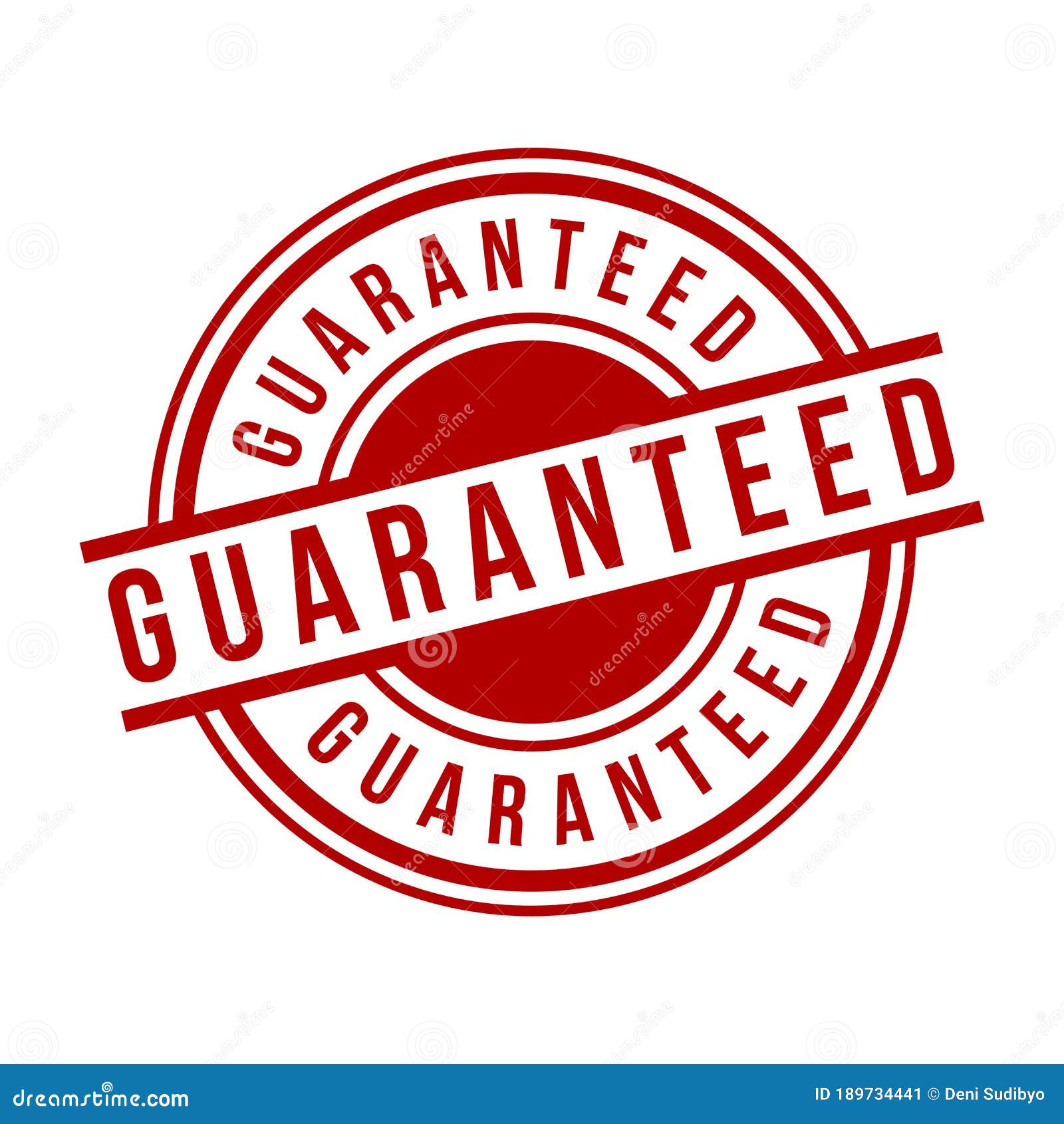 Guarantee Rubber Stamp Icon Vector Design Templates Stock Vector ...