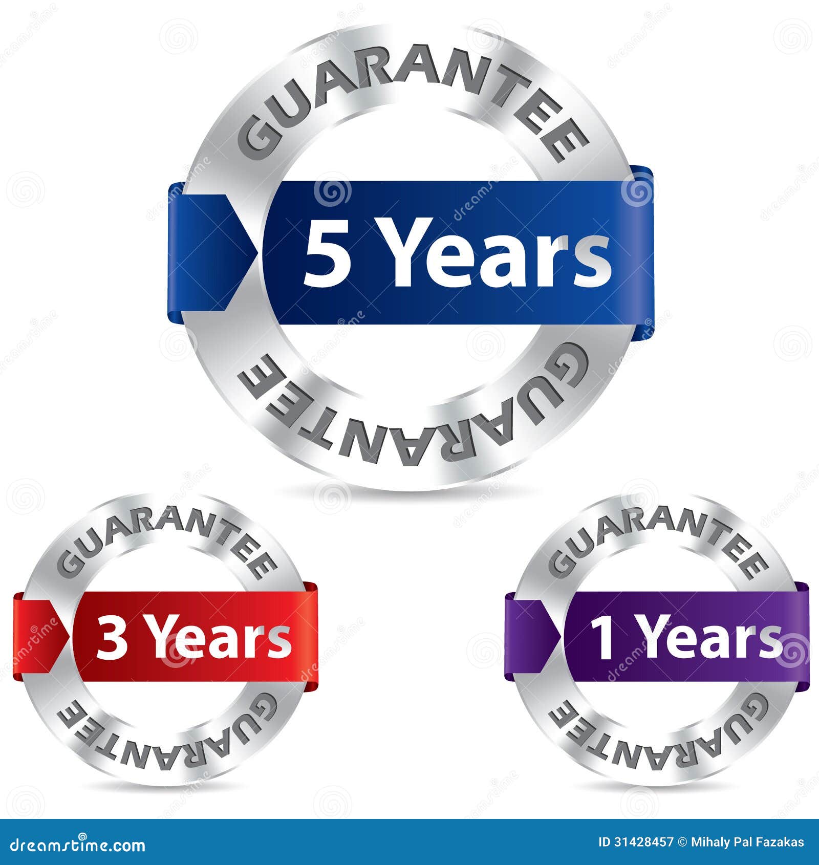 Guarantee seal designs stock vector. Illustration of approval - 31428457