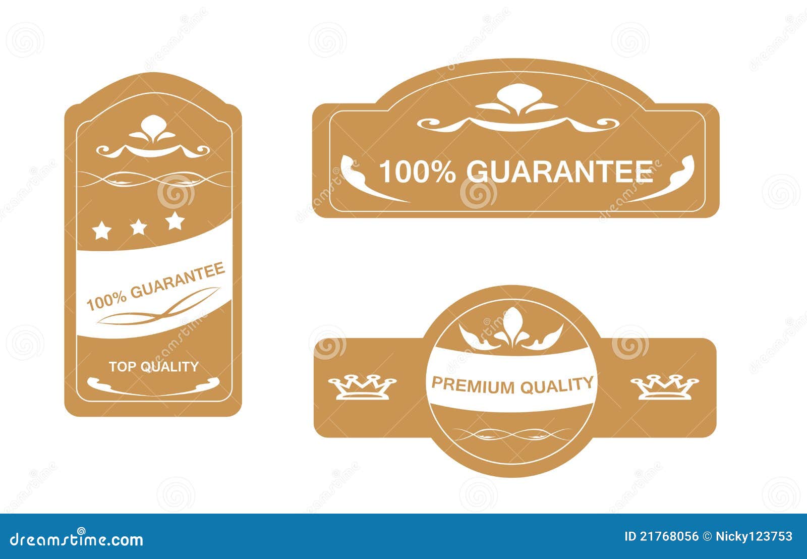 Guarantee Sticker stock illustration. Illustration of label - 21768056