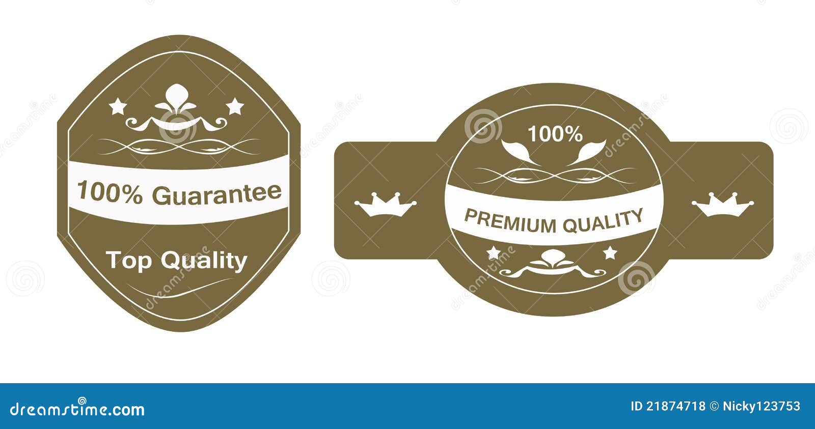 Guarantee Sticker stock illustration. Illustration of price - 21874718