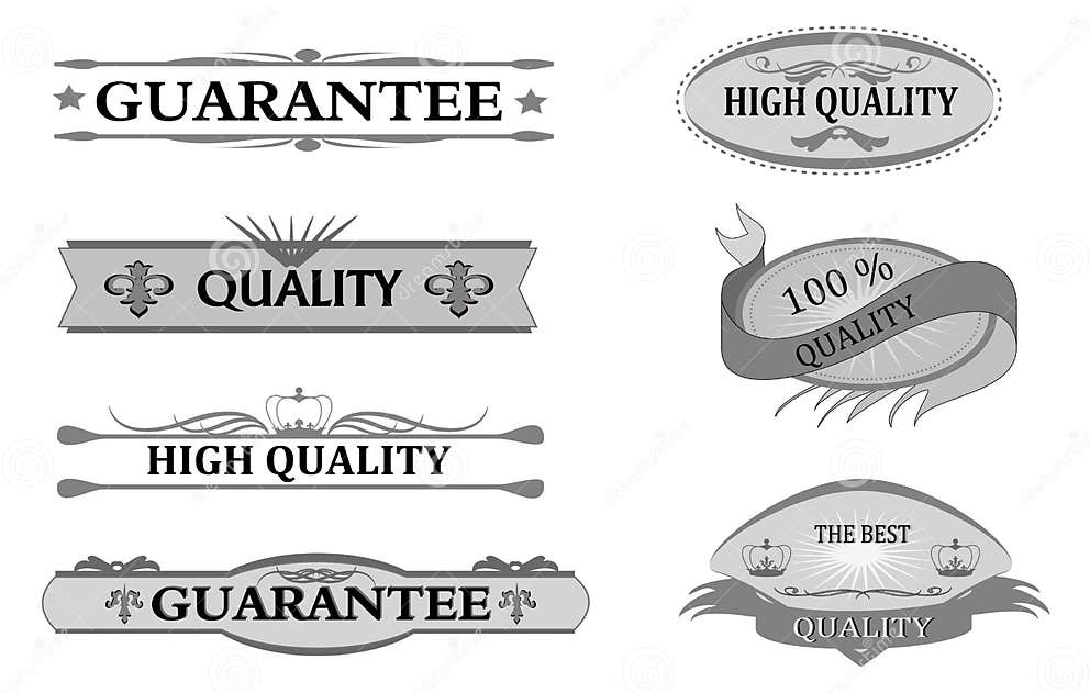 Guarantee sticker stock vector. Illustration of decorative - 23507274