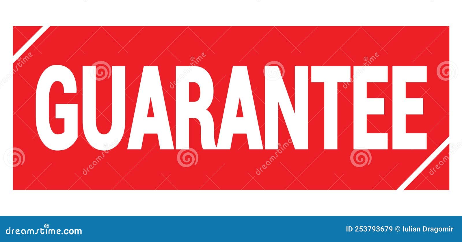 GUARANTEE Text Written on Red Stamp Sign Stock Illustration ...