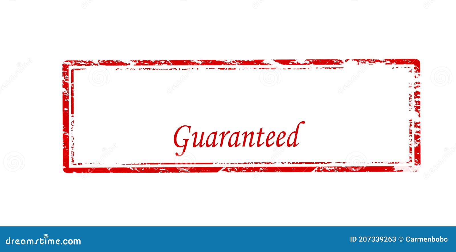 Stamp with text Guaranteed stock illustration. Illustration of ...