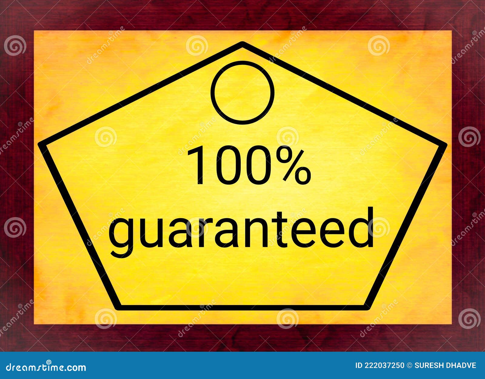 100 guaranteed sign symbol stock illustration. Illustration of sign ...