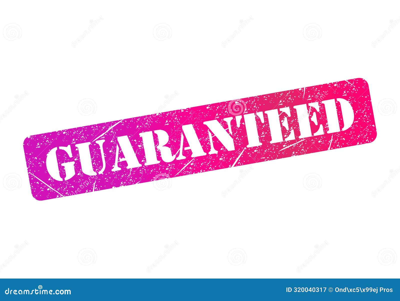 Guaranteed Stamp Symbol, Label Sticker Sign Button, Text Banner Vector ...