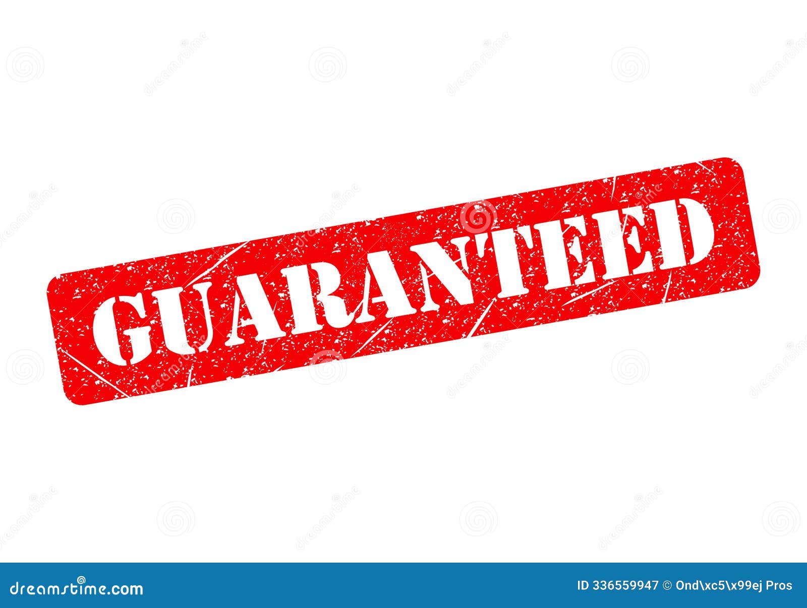Guaranteed Stamp Symbol, Label Sticker Sign Button, Text Banner Vector ...