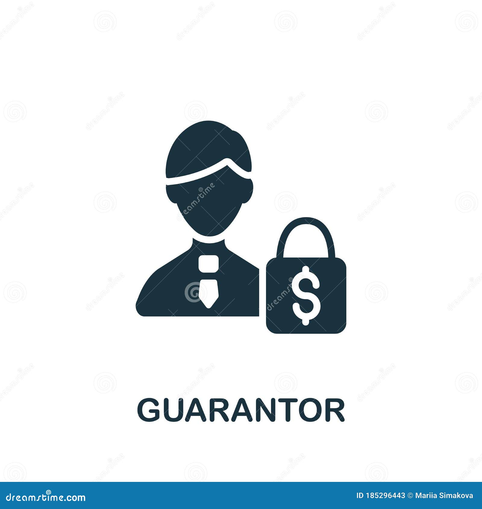 Guarantor Icon. Trendy Flat Vector Guarantor Icon On White Background ...