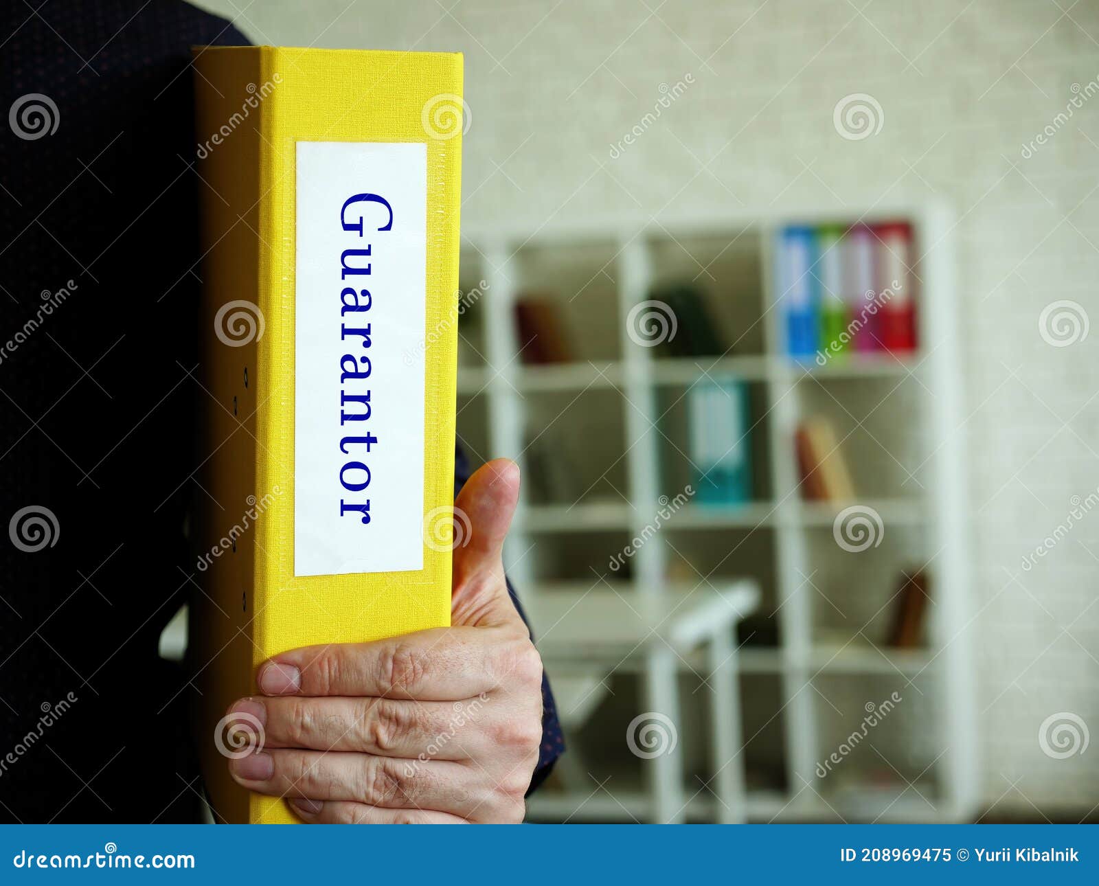 Guarantor Sign on the Piece of Paper Stock Image - Image of piece, debt ...
