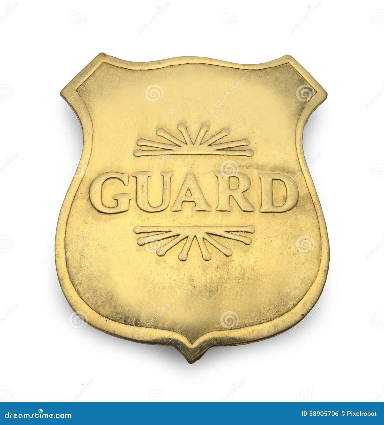 Guard Badge stock photo. Image of object, marshal, sheriff - 58905706