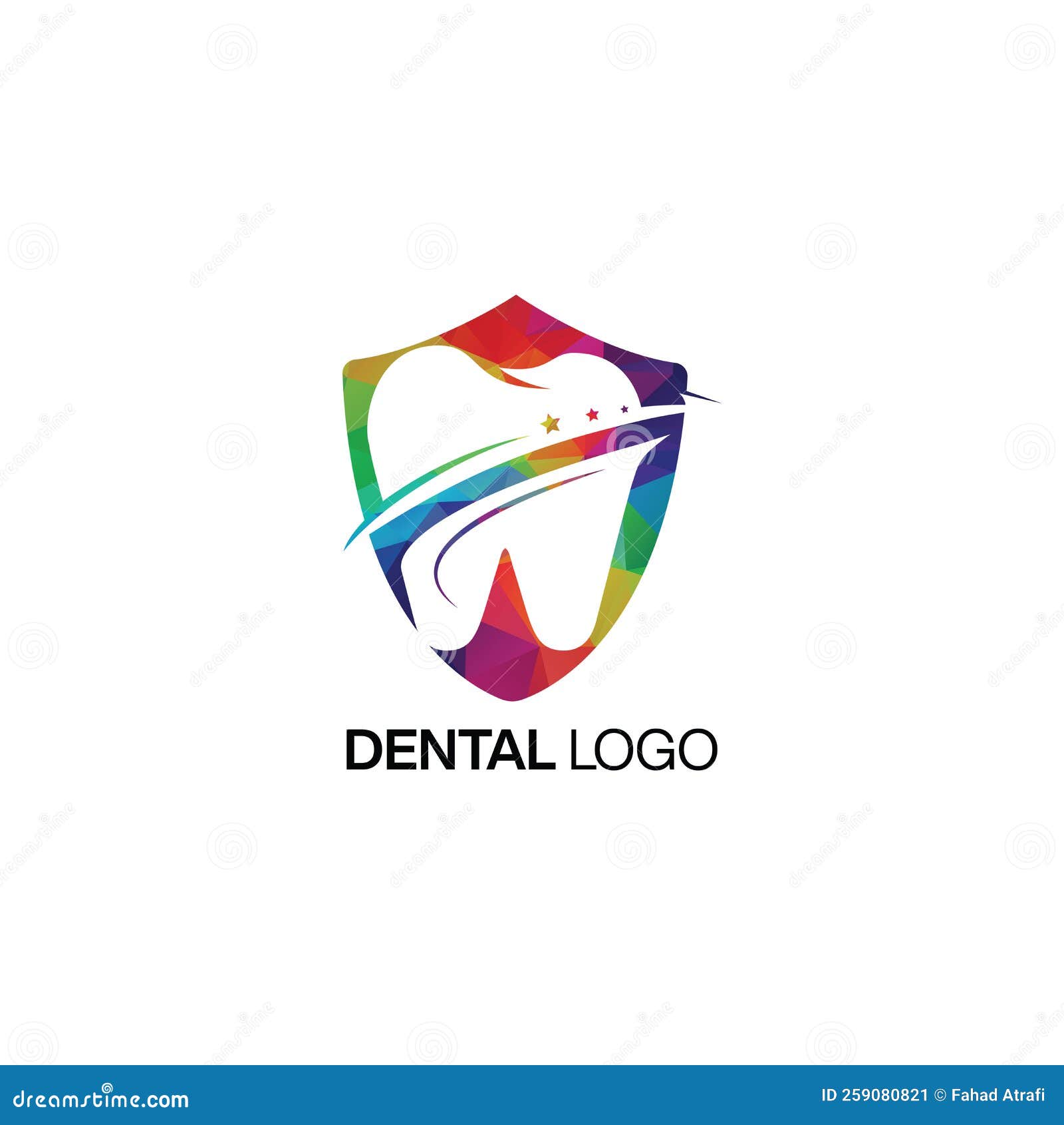 Guard dental Logo Vector stock vector. Illustration of enamel - 259080821
