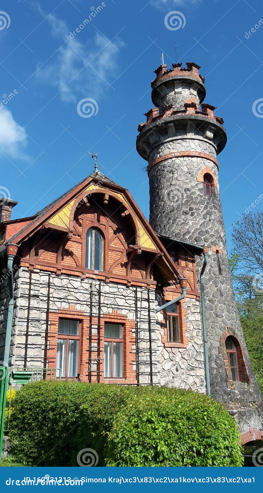 Guard house at the dam stock image. Image of catamaran - 162331313
