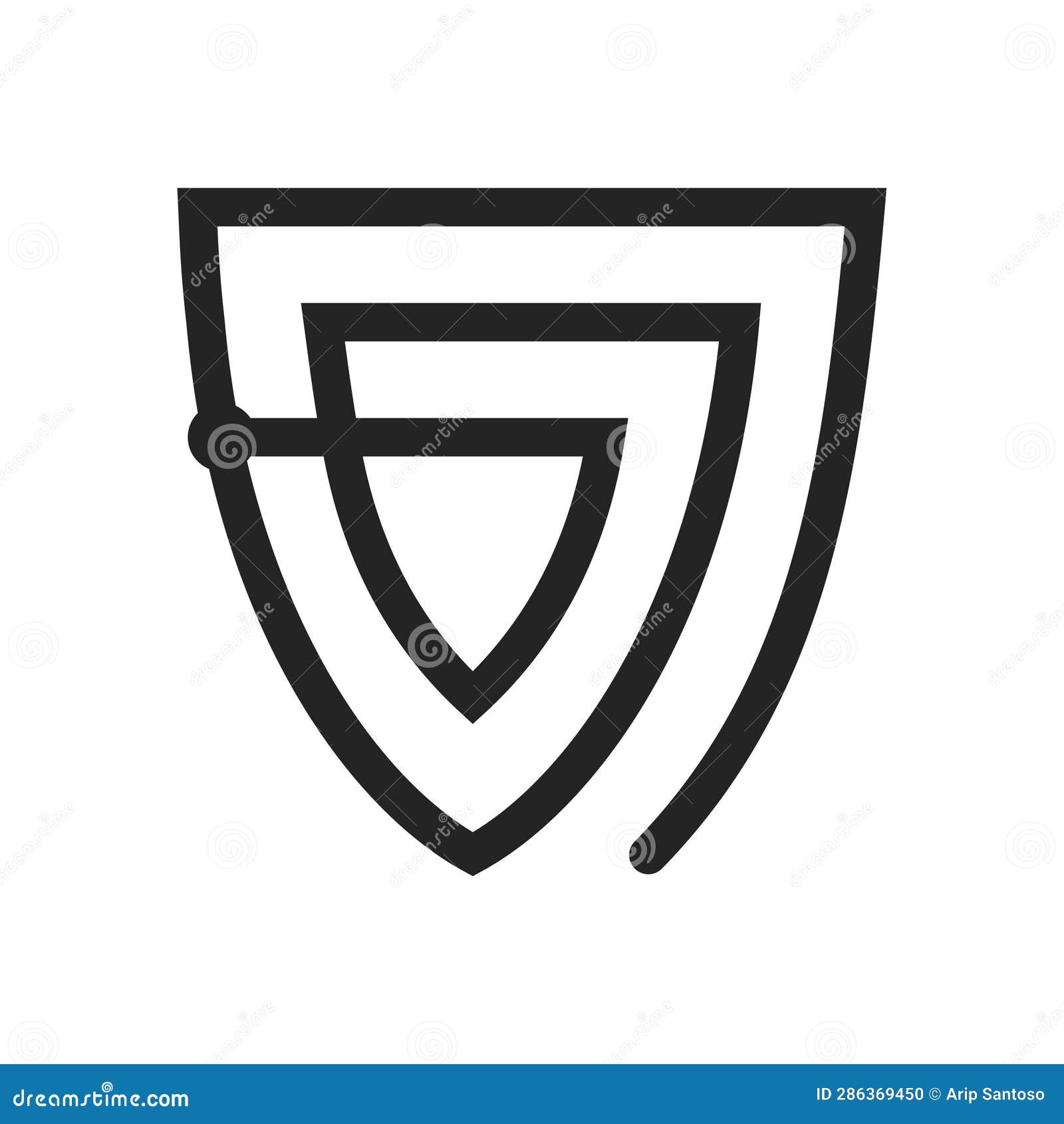 Guard Logo Template. Icon Illustration Brand Identity. Isolated and ...
