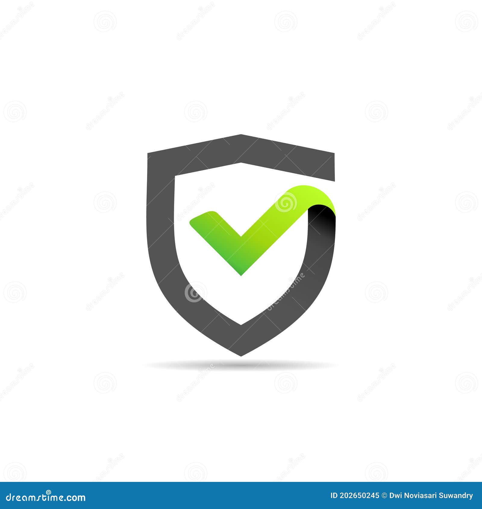 Guard Logo with Tick Mark Concept Shield Check Mark Logo Stock Vector ...