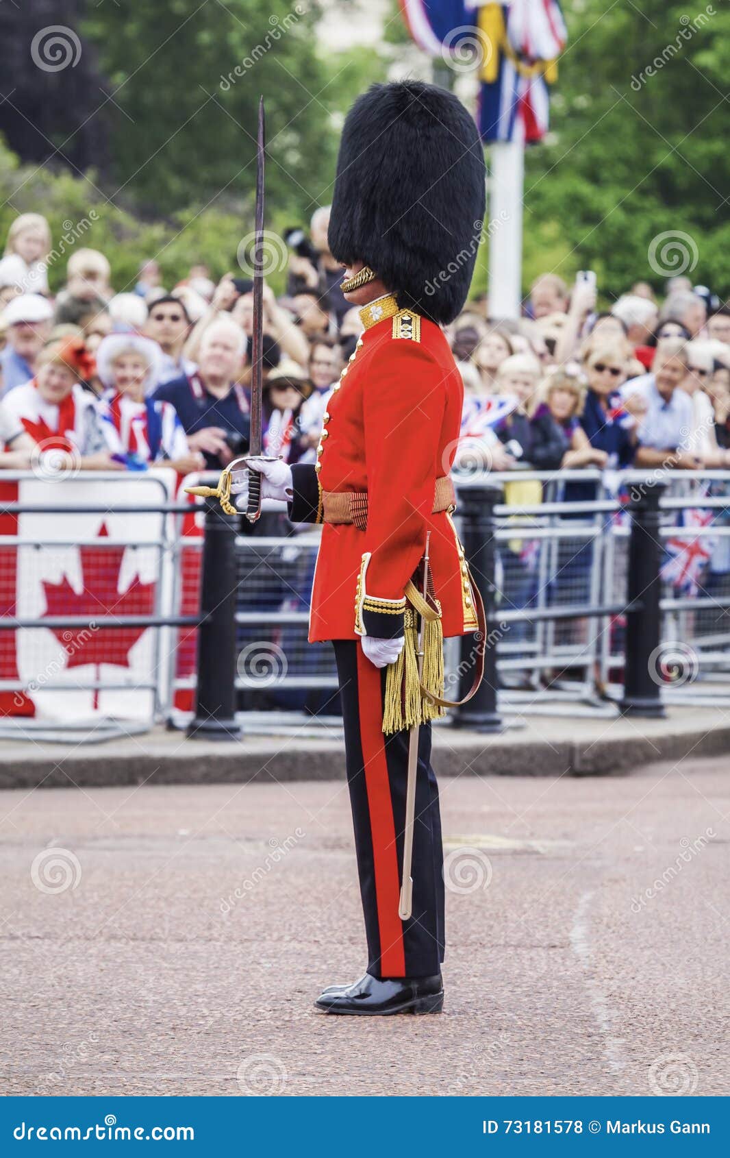 Guard in London editorial stock photo. Image of soldier - 73181578