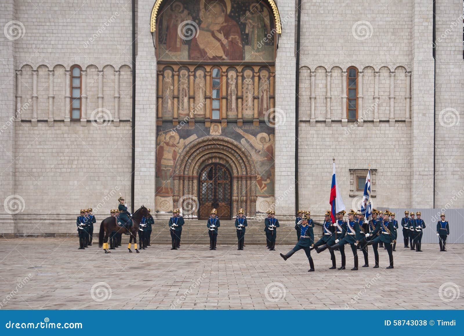 Guard of the Moscow Kremlin Editorial Stock Photo - Image of ceremony ...