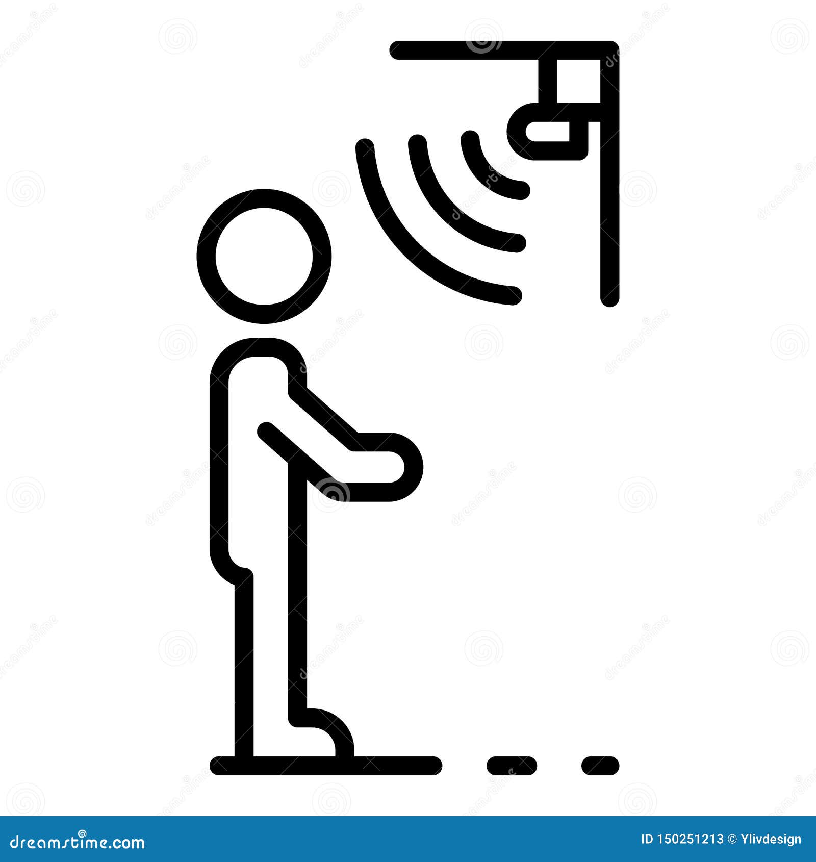 Guard Motion Sensor Icon, Outline Style Stock Vector - Illustration of ... Guard Motion Sensor Icon, Outline Style Stock Vector - Illustration of ...