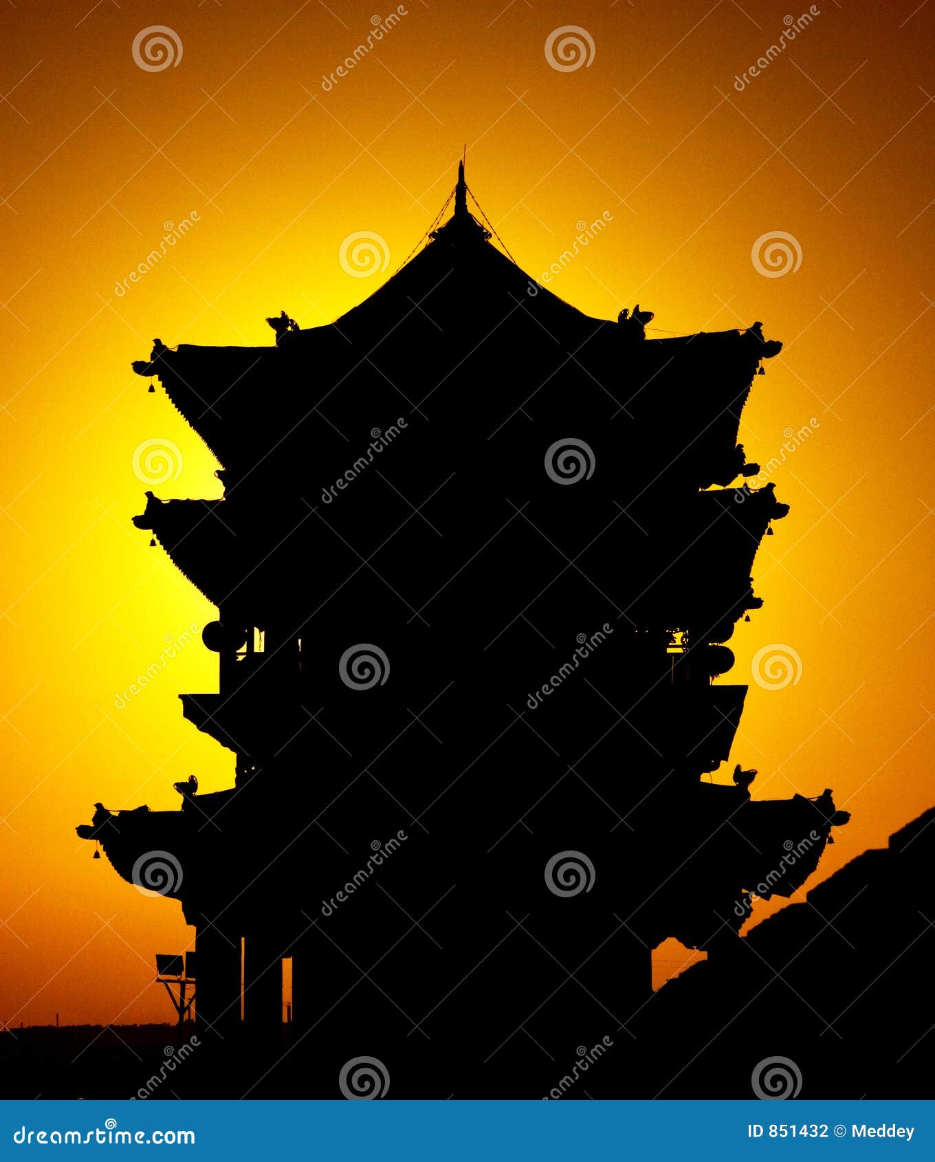 Guard tower stock photo. Image of pingyao, tower, architecture - 851432