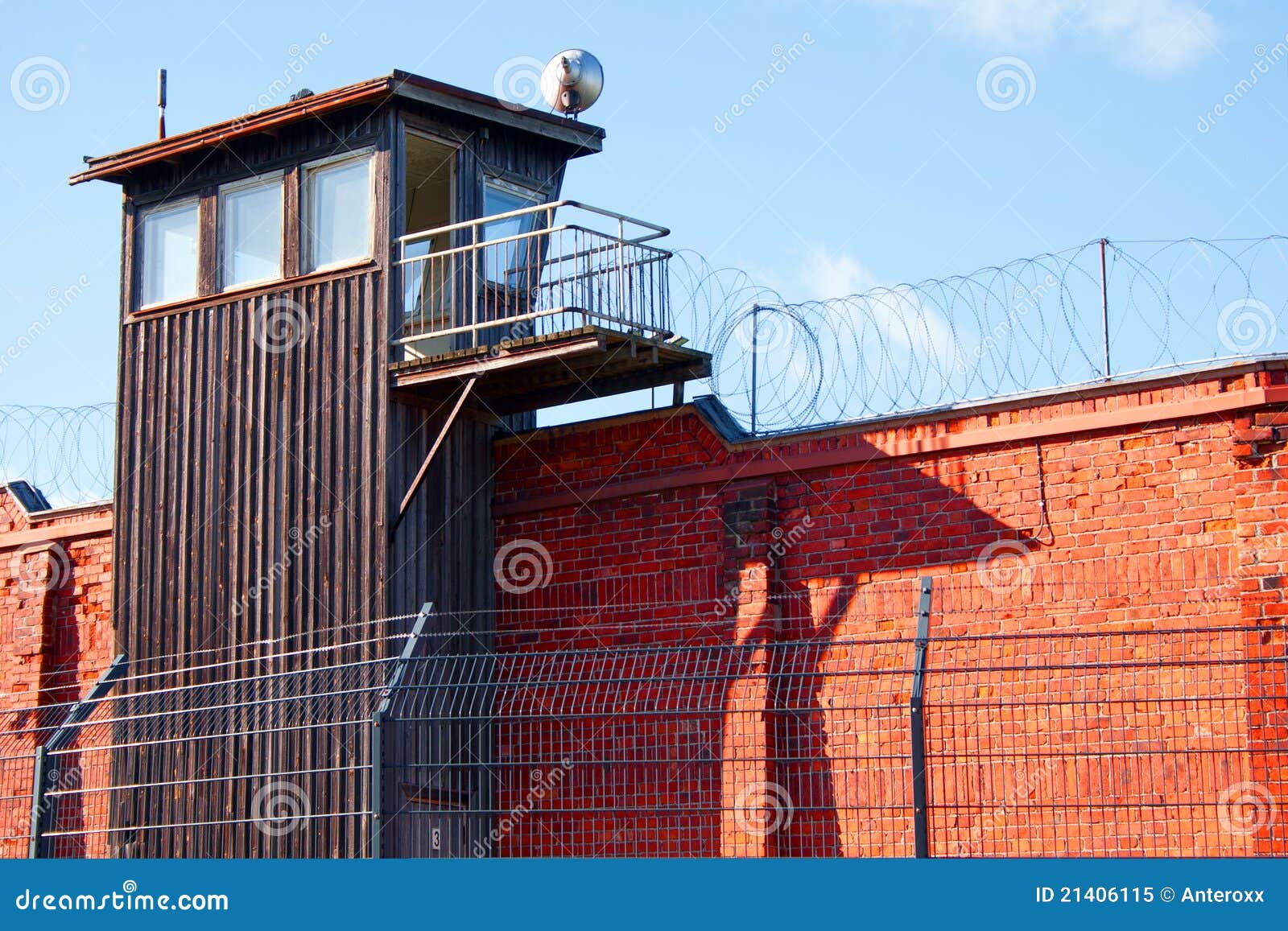 Guard Tower At The Manzanar Detention Center From World War II Stock ...
