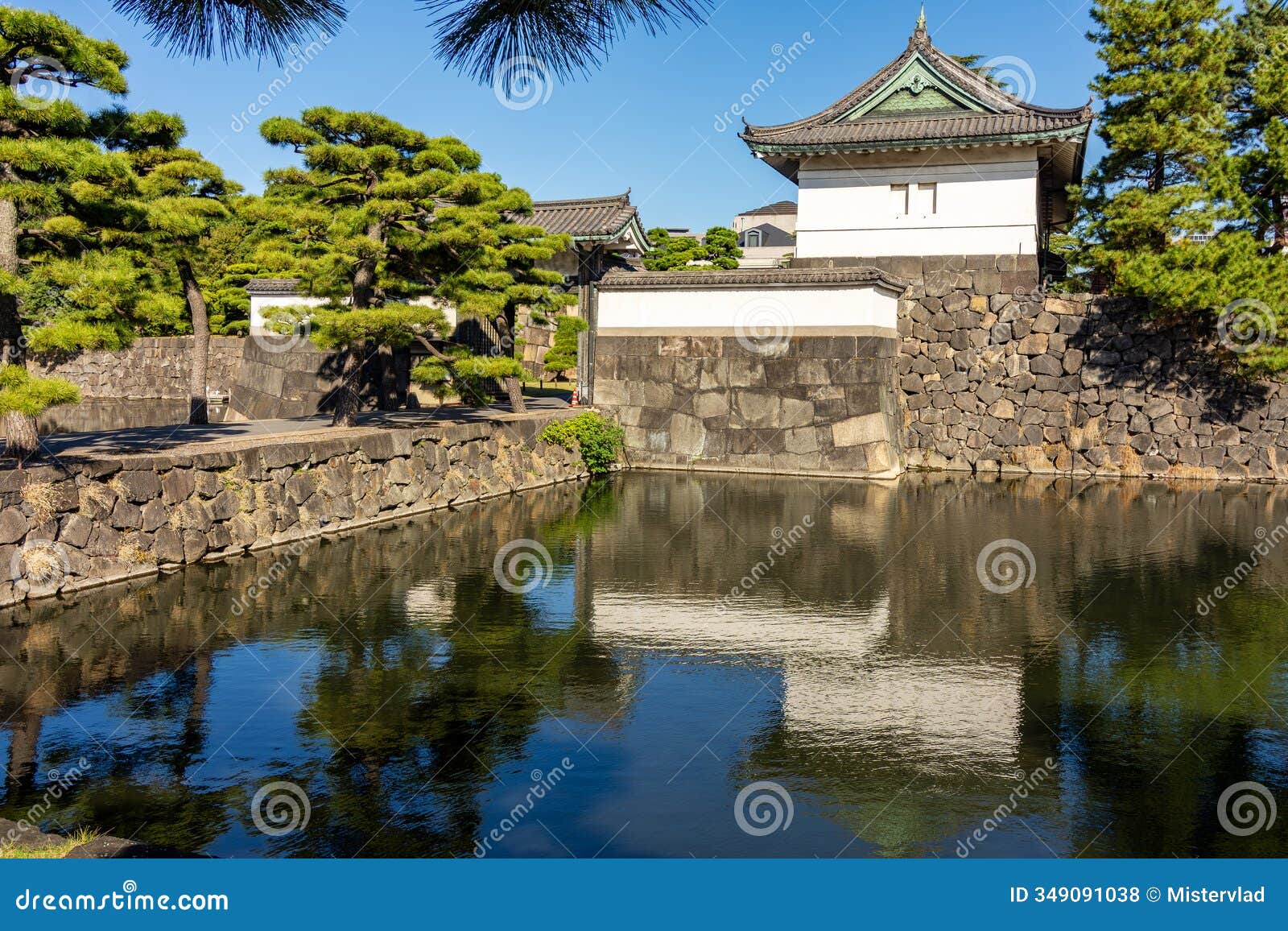 Guard Tower of Tokyo Imperial Palace, Japan Stock Photo - Image of ...