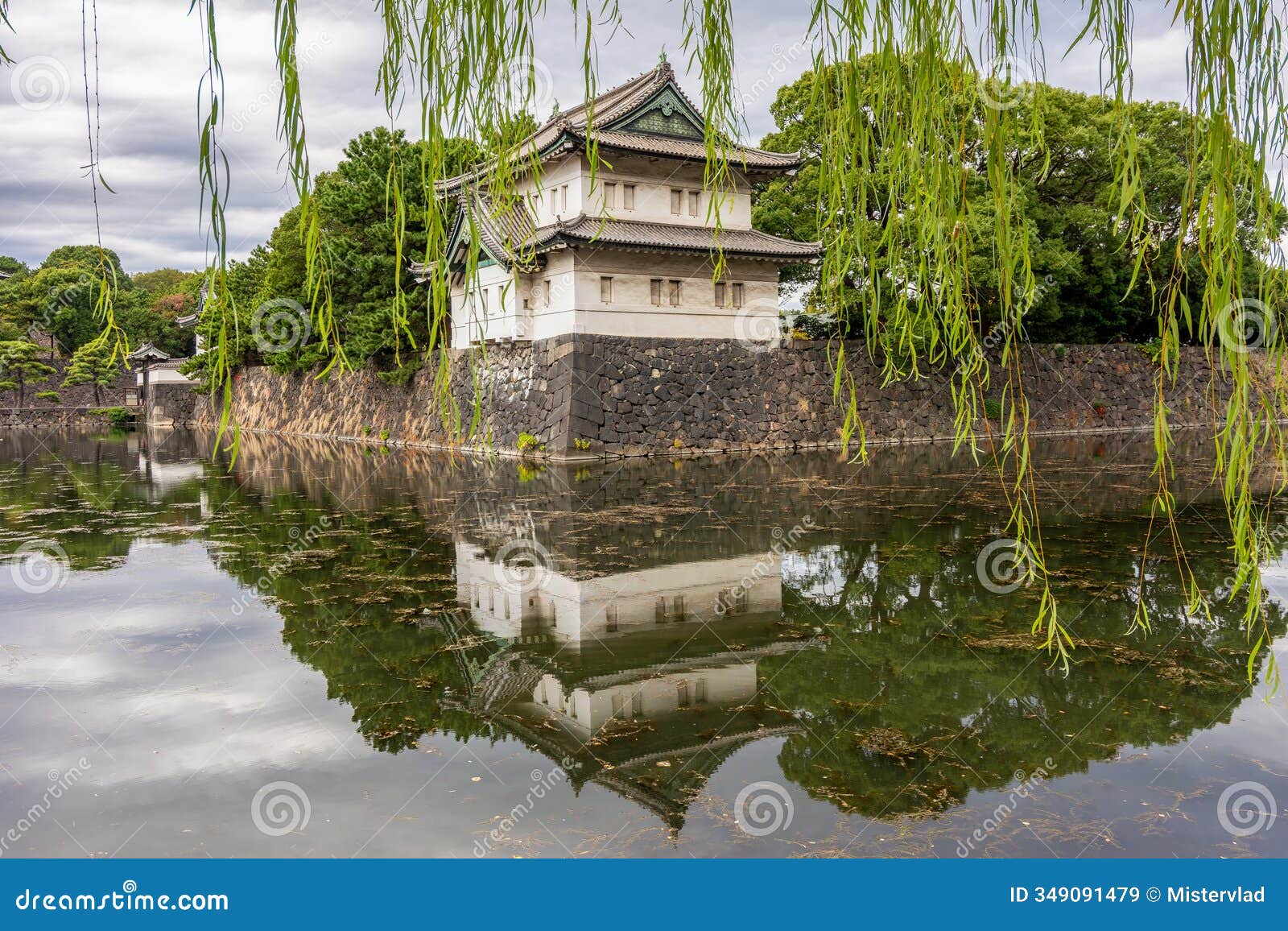Guard Tower of Tokyo Imperial Palace, Japan Stock Image - Image of ...