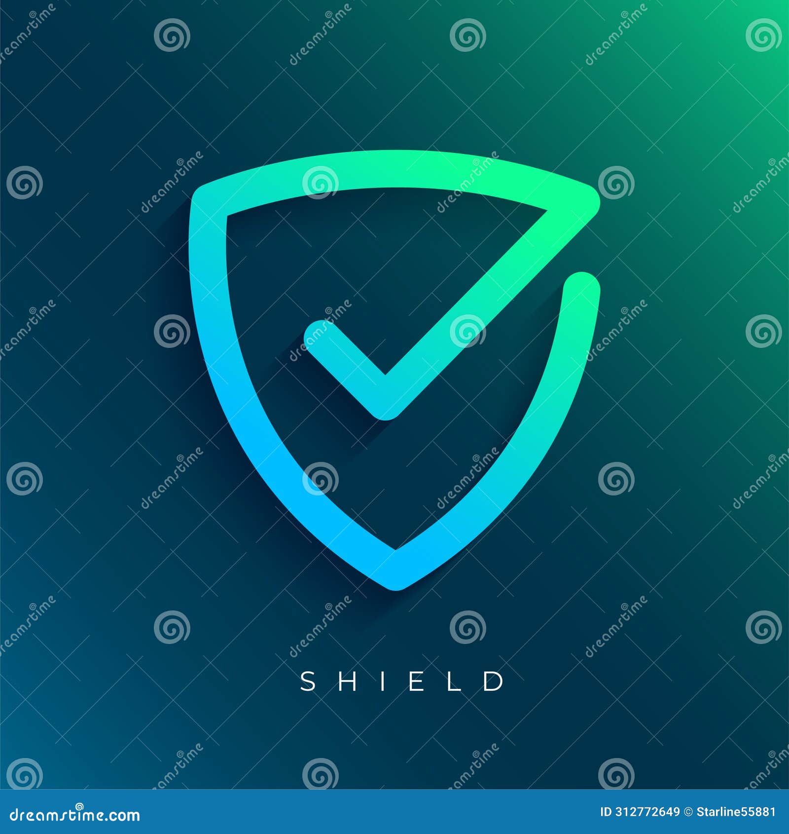 Guard Your Online Presence with Our Safety Shield Logo Design Stock ...